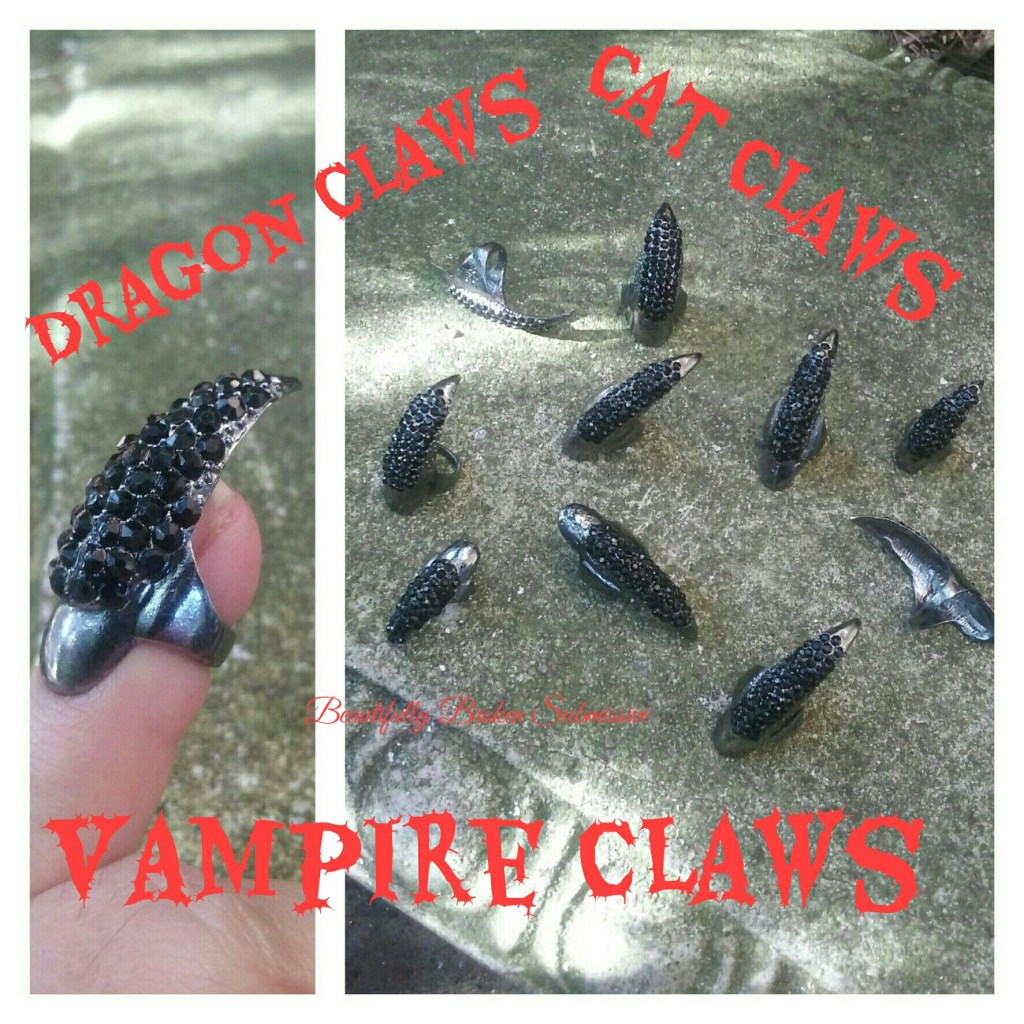 Review of Dragon/Cat/Vampire Claws from Wish – Beautifully Broken ...